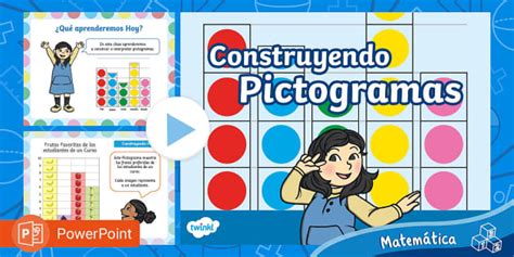 Pictograma Estadística Representar Datos Gráficos Graficar
