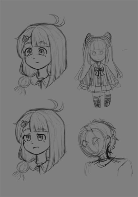 Some Ena Ocs Concept Sketches That I Made For Fun While Stress Rena