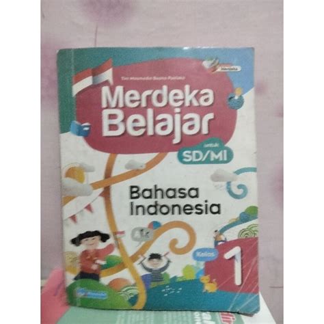 Jual Buku Bahasa Indonesia Merdeka Belajar Bahasa Indonesia Kelas 1 I Sd Mi Masmedia Kurikulum