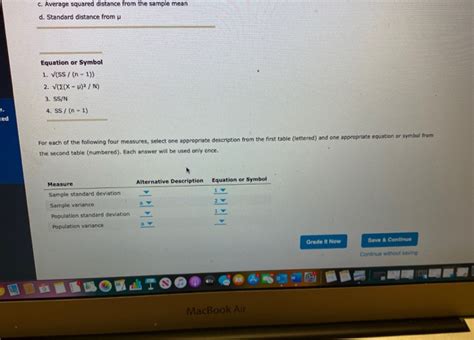 Solved Mblem Set Chapter 04 Variability 9 Measures Of