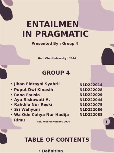 Entailment In Pragmatic Pdf Logical Consequence Proposition