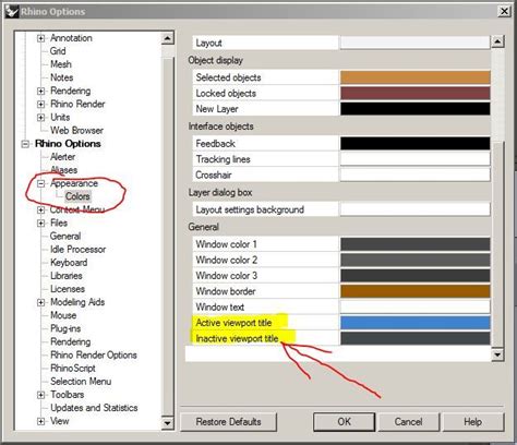Change Viewport Title Background Color Rhino Developer McNeel Forum