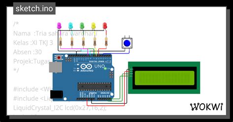 Tugas Ke 10 Wokwi Esp32 Stm32 Arduino Simulator