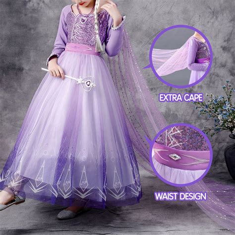 Uporpor Light Up Princess Dress Girls Halloween Costume Christmas