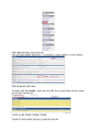 Konfigurasi Network Monitoring Cacti PDF