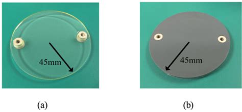 Prepared Samples A Sample Of The Epoxy Substrate B Sample With Download Scientific