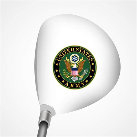 Army Seal On White Club Crown