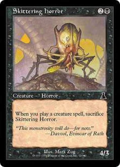 Magic The Gathering Urzas Destiny Single Card Common Skittering Horror