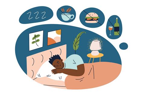 Man Sleeping In Bedroom Sleep Hygiene Tips No Caffeine No Alcohol