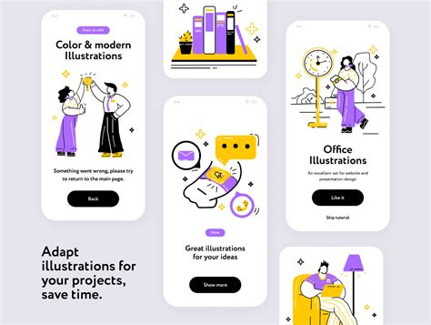 Orlany Illustrations — Illustrations On Ui8 Illustration App Design Layout App Design