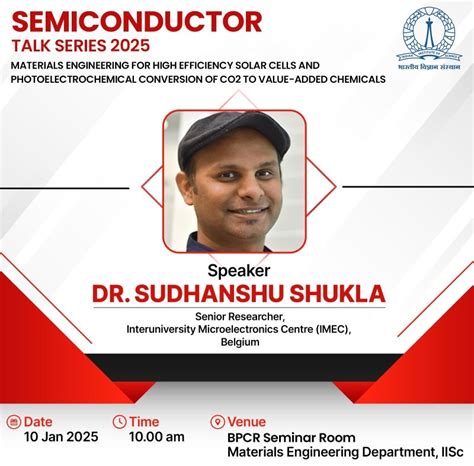 Sudhanshu Shukla On Linkedin At Iisc Today 10 Jan 2025