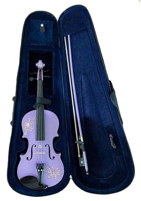 Rozannas Glitzy Glam Violin Outfit W Brazilwood Bow Case Crystal F