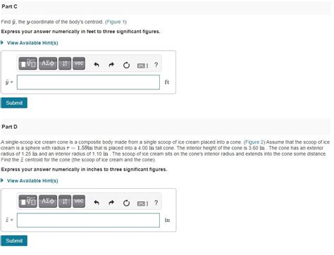 Solved A Centroid Is An Objects Geometric Center For An