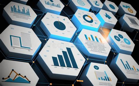 Business Analytics And Data Science Concept With Graph Chart Icons On