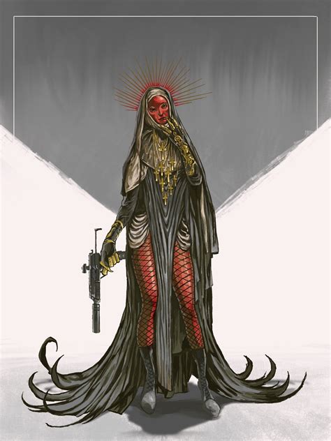 Artstation Killer Nun Ehsan Kafi The Revenant Modern Fantasy Nuns