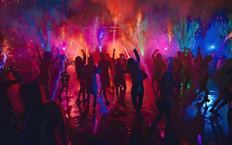 Premium Photo Partying Crowd Of People Holding Hands