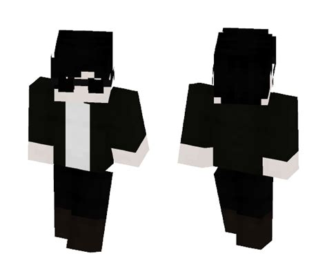 Download Leather Jacket And Sunglasses Minecraft Skin For Free