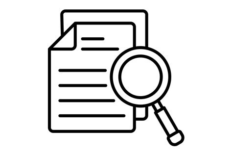 Audit Outline Icon Graphic By Maan Icons Creative Fabrica