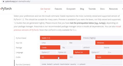 Pytorch入门实战系列一：windows下的pytorch环境手把手搭建windows Pytorch Csdn博客