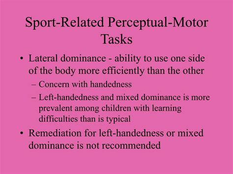 Ppt Perceptual Motor Learning Powerpoint Presentation Free Download