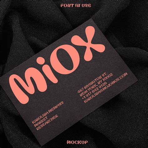 Miox—groovy Bubble Font Playful And Retro Modern For Fun Branding