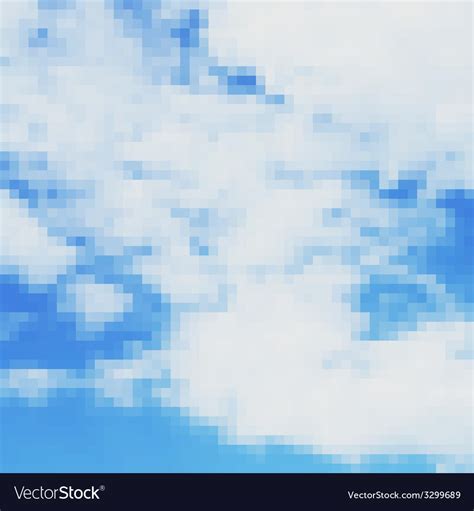 pixel art sky background
