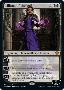 Liliana Of The Veil MtG Art From Dominaria United Set By Martina
