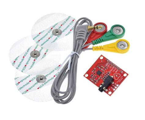 Ecg Module Ad8232 Heart Rate Pulse Sensor Kit Electra Store