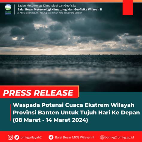 Waspada Potensi Cuaca Ekstrem Di Provinsi Banten ACE BANTEN