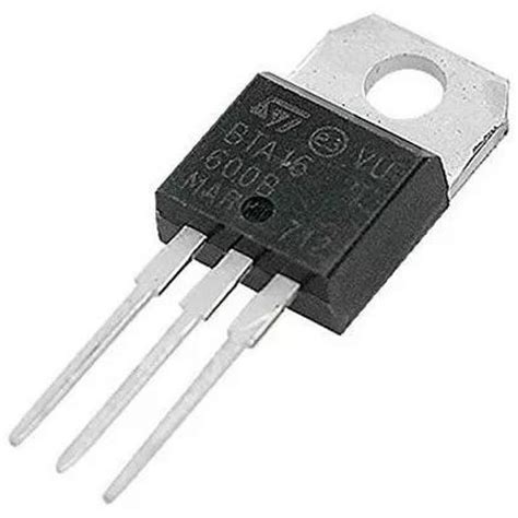 Triac Bta16 600b 16a 600v Original St Rs Componentes EletrÔnicos
