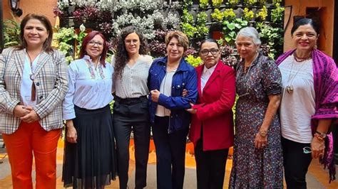 Elecciones Edomex 2023 Delfina Gómez Es Apapachada Por Morenistas