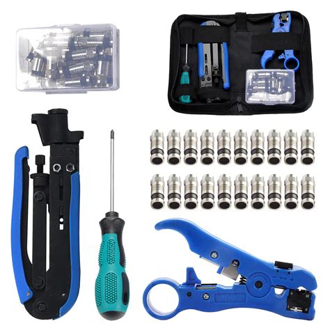 Buy Tls Eagle Coax Cable Crimper Kit Compression Tool Coax Cable