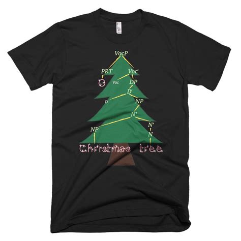 O Christmas Syntax Tree Black From The Ling Space Store Syntax