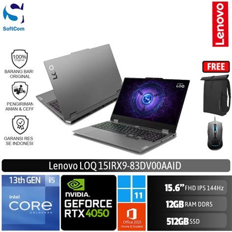 Promo Lenovo Loq Aaid Laptop Gaming I Hx Gb Gb Ssd Rtx Gb Win Home