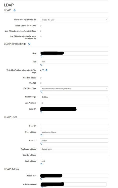 Ldap How To Get Active Directory Groups Working With Tikiwiki Stack Overflow