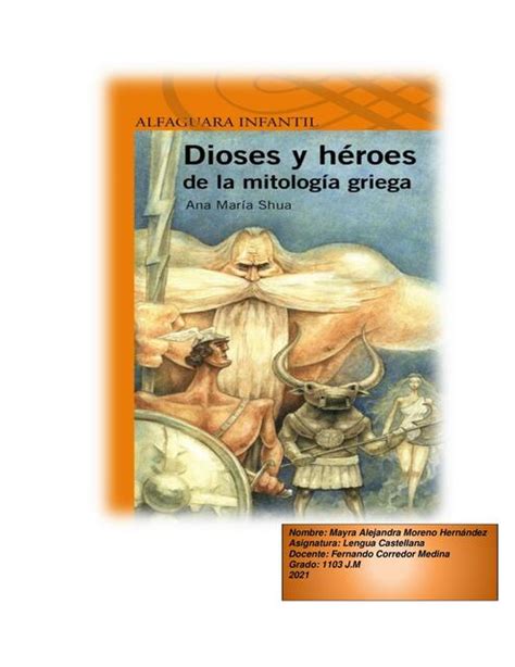 Dioses y héroes de la mitología griega Alejandra Lynsxd uDocz