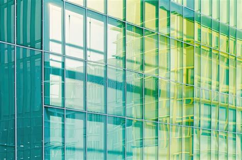 Minimalist Grid Patterns In Light Blue And Green Representing Structure And Order Stock