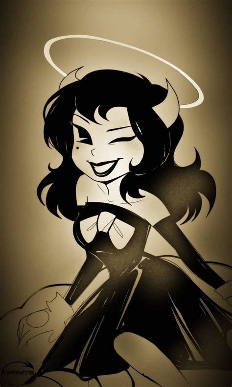 Bendy And The Ink Machine Dragon Wallpaper Iphone Emo Pfp Avatar Fan Art Alice Angel Comic