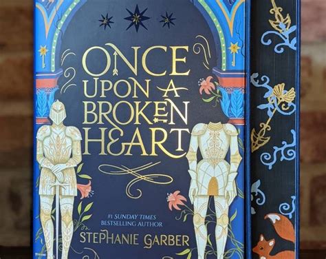 HIDDEN COVER Once Upon A Broken Heart By Stephanie Garber Custom Stencil Sprayed Edge Fore Edge