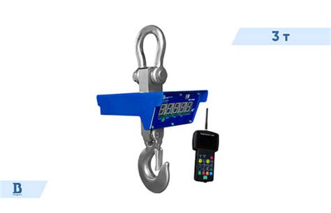 Крановые радиоканальные весы на 3 тонны Vis Ua