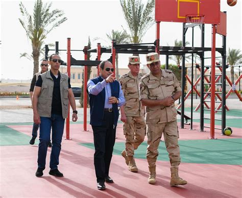 بوابة الأهرام المتحدث الرئاسي ينشر صور تفقد الرئيس السيسي الأكاديمية