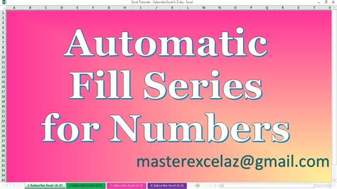 How To Drag For Automatic Fill Series Numbers In Excel 2013 Basic Excel Skill Youtube