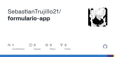 Github Sebastiantrujillo21formulario App