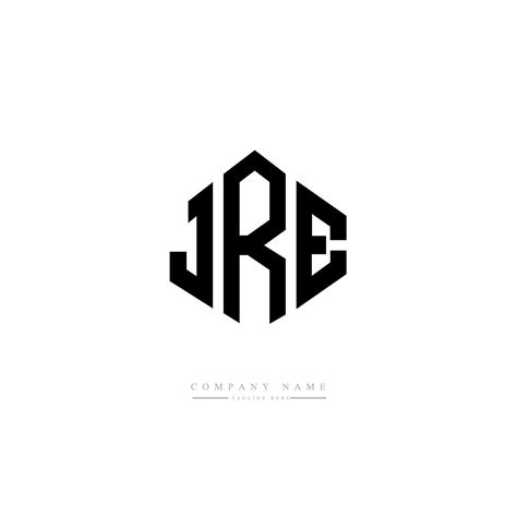 Jre Letter Logo Design With Polygon Shape Jre Polygon And Cube Shape