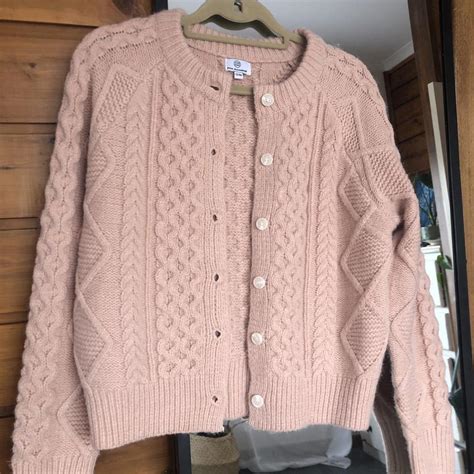 Womens Pink Cardigan Depop