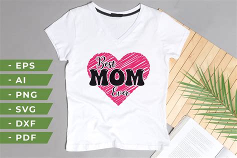 Best Mom Ever Svg Mothers Day Svg File Graphic By Mockmenot
