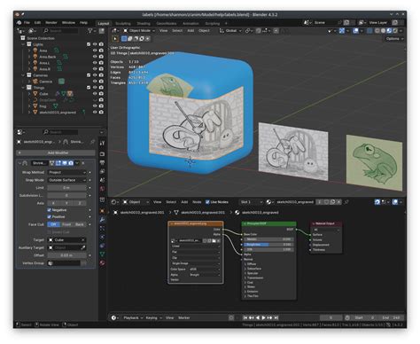 label issues modeling blender artists community