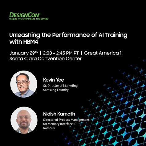 Designcon2025 Ai Samsungfoundry Samsungsemius Samsung Semiconductor