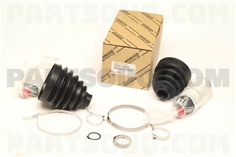 BOOT KIT, FRONT DRIVE SHAFT, IN & OUTBOARD, RH 0442750010 | Toyota ...