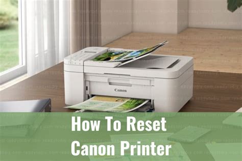 How To Reset Canon Printer Ready To DIY